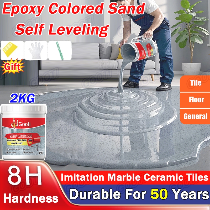 5KG Epoxy Colored Sand Self Leveling Household Imitation Marble Wear ...