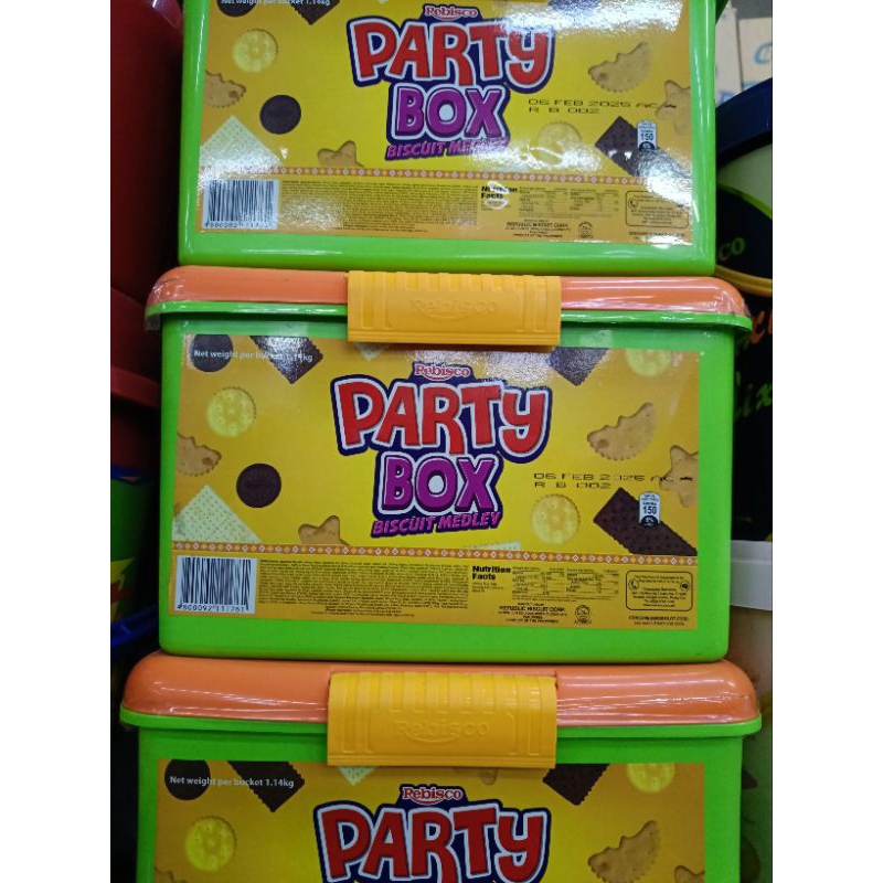 Rebisco Party Box Biscuit Medley 1.14 kg | Shopee Philippines