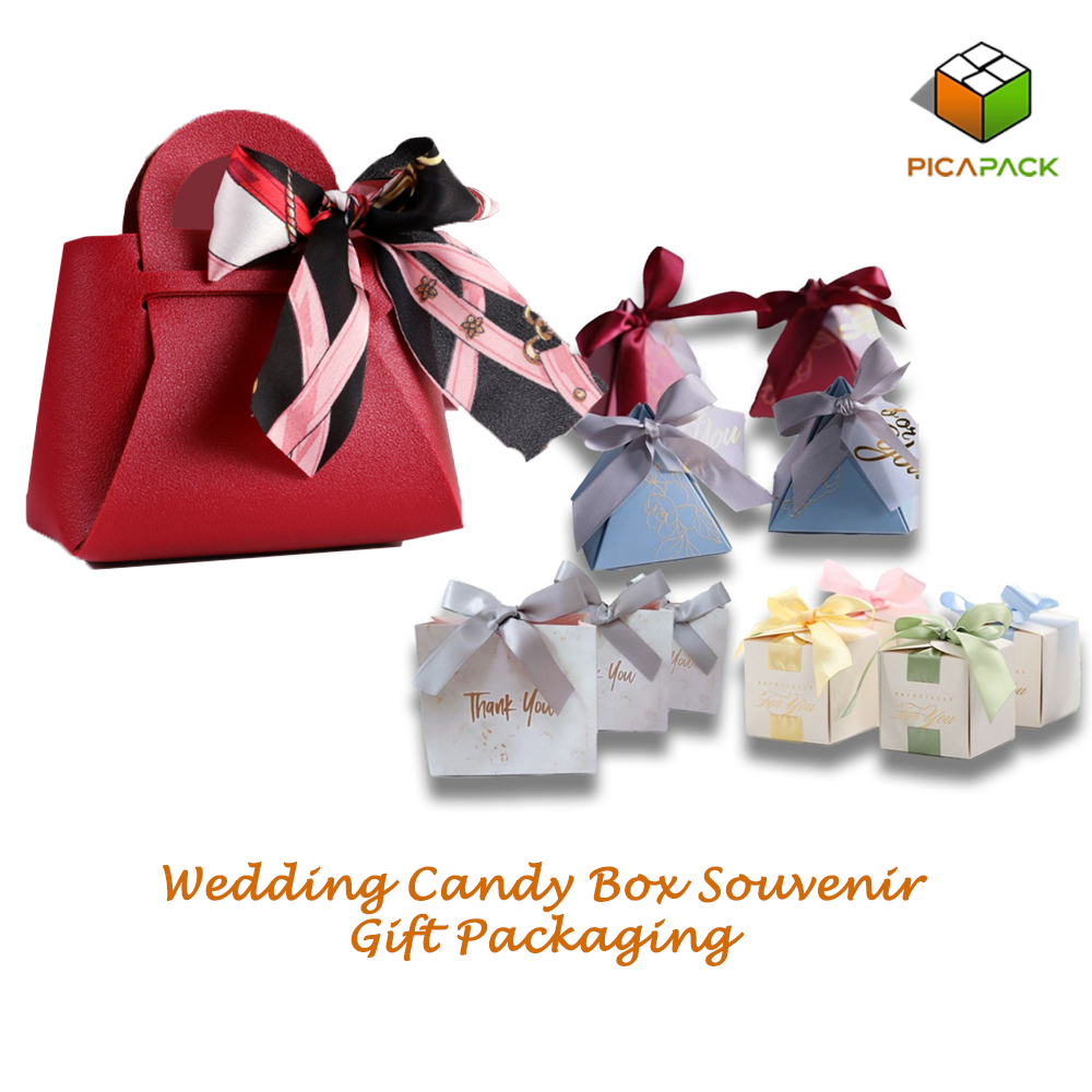 4pcs Candy Box Thank You Gift Packaging Wedding Birthdays Jewels Candy ...