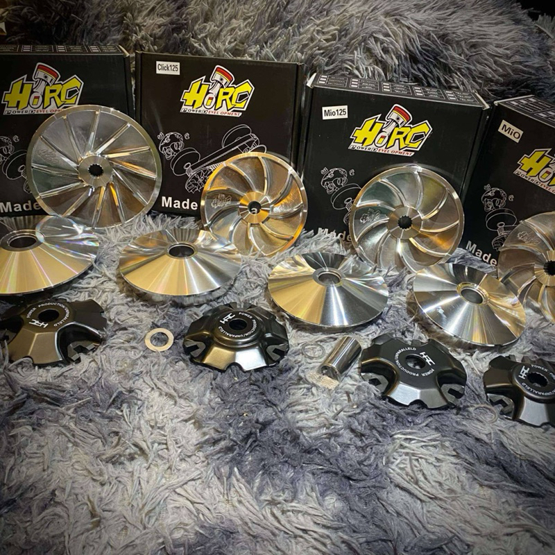 HIRC PULLEY SET PCX/ADV/CLICK/MIO/M3/BEAT/BEATFI/NMAX/AEROX/FAZIO ...