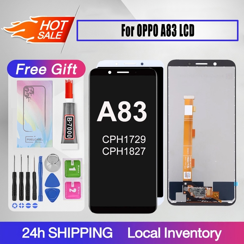 Techparts LCD For OPPO A83 + Screen parts + Free screwdriver set + Glue ...
