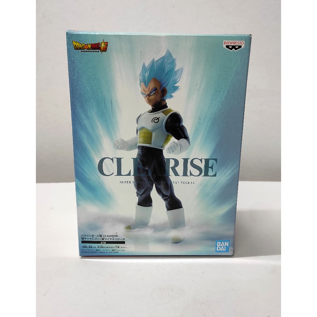 Dragon Ball Super VEGETA BLUE CLEARISE AUTHENTIC Figure | Shopee ...