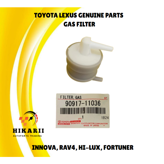 Toyota Lexus Genuine Parts Gas Filter 90917-11036 for Toyota Hi-Lux ...