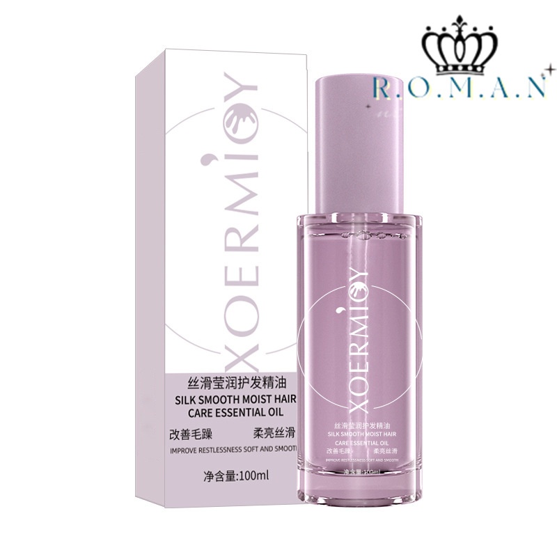 ROMAN Silky Touch Hair Oil – 100ml Frizz-Reducing Repair Solution ...