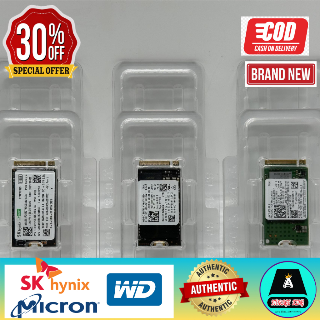 512GB MICRON 2500 PCIe Gen4 x4 M.2 2242 NVMe SSD FOR PC/LAPTOP | Shopee ...