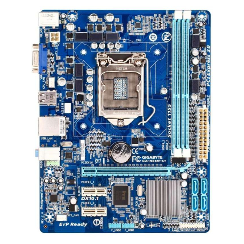 ASUS H61M-K Gigabyte H61M-DS2 H61M-S1 Socket 1155 AMD DDR3 H61 Desktop ...