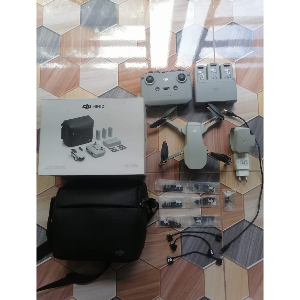 DJI MINI 2 DRONE 4K CAMERA COMPLETE SET | Shopee Philippines