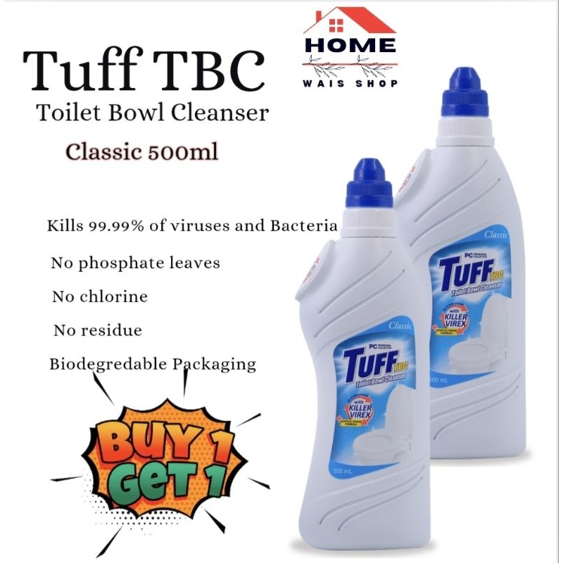 TUFF TBC CLASSIC 5O0ML BUY 1 TAKE 1 TOILET BOWL CLEANSER | Shopee ...