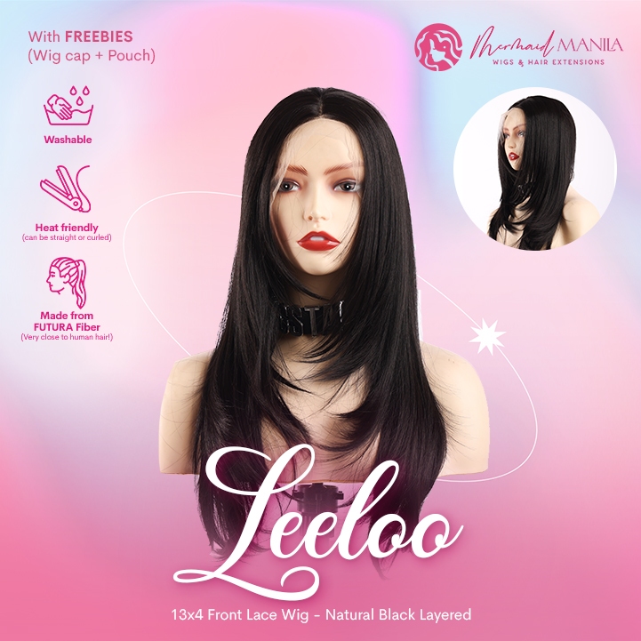 MERMAID MANILA HAIR - LEELOO (13x4 Front Lace Wig) | Shopee Philippines