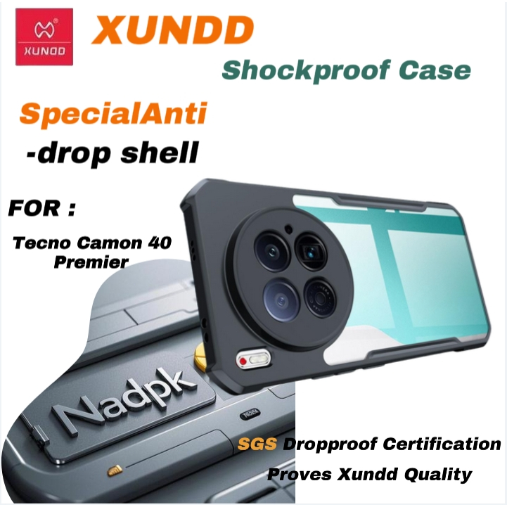 TECNO Camon 40 Premier 5G XUNDD Transparent Soft TPU Shockproof Phone ...