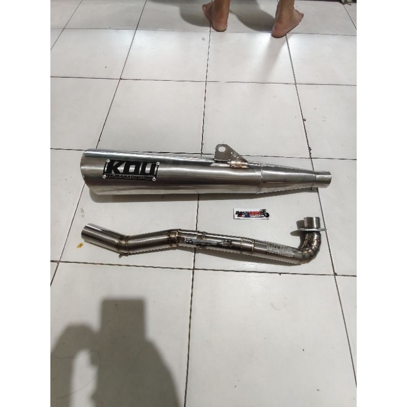 KOU POWER PIPE SWIRL TYPE WAVE 125 XRM 125 | Shopee Philippines