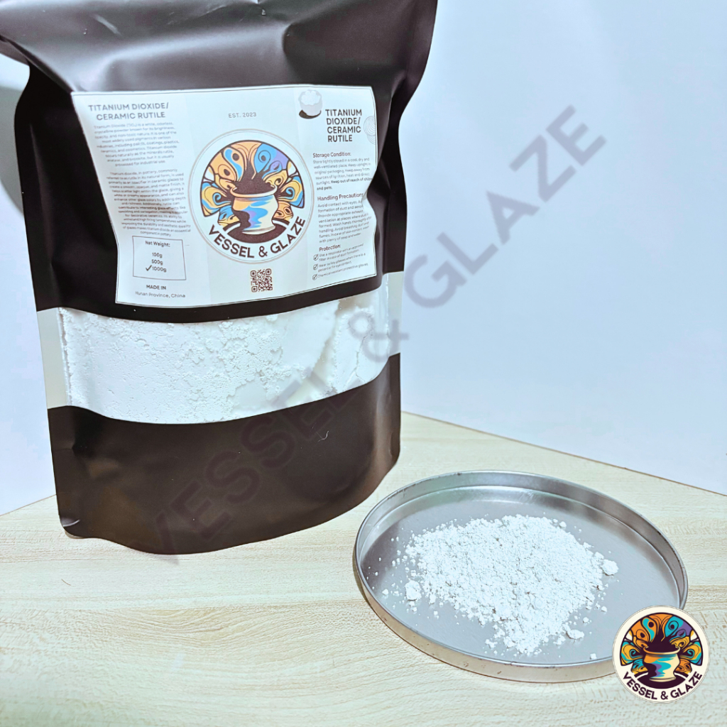 Titanium Dioxide (Opacifier and Pigment for Art, Glaze, Paint, and ...