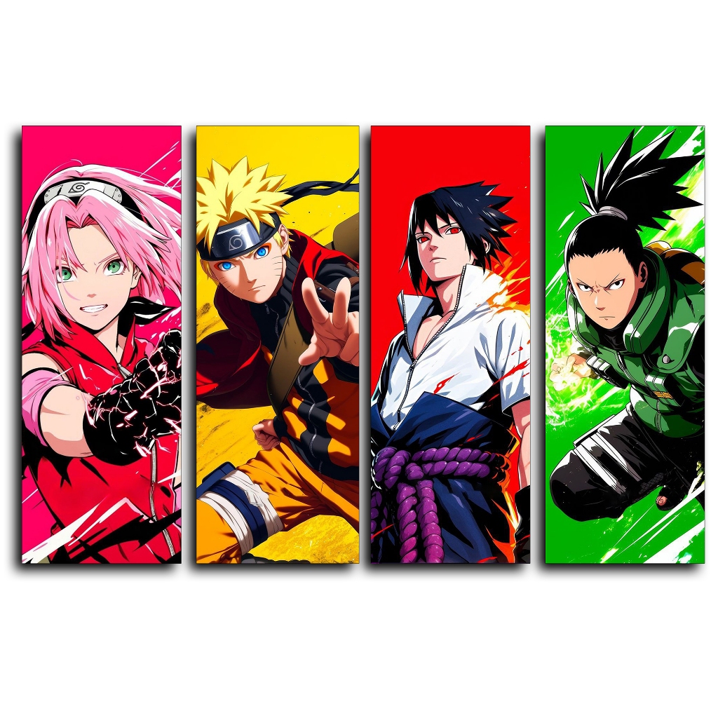 naruto shippuden phototiles sintraboard wall decor | Shopee Philippines