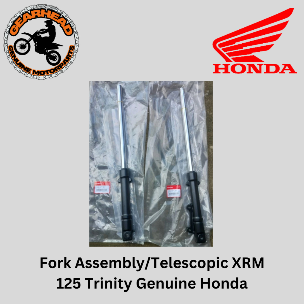 Fork Assembly / Telescopic Set XRM 125 Trinity Genuine HONDA | Shopee ...