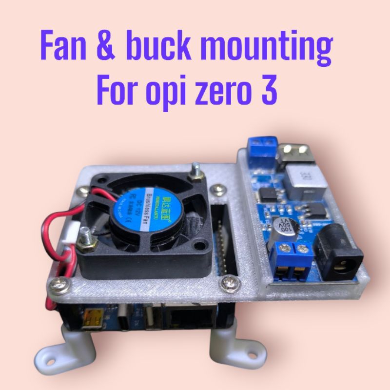 3d printed fan holder for ORANGE PI RASPBERRY PI | Shopee Philippines