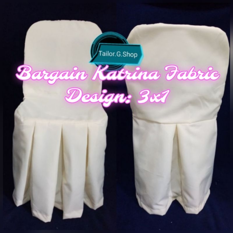 BARGAIN MONOBLOCK CHAIR COVER (KATRINA FABRIC) | Shopee Philippines