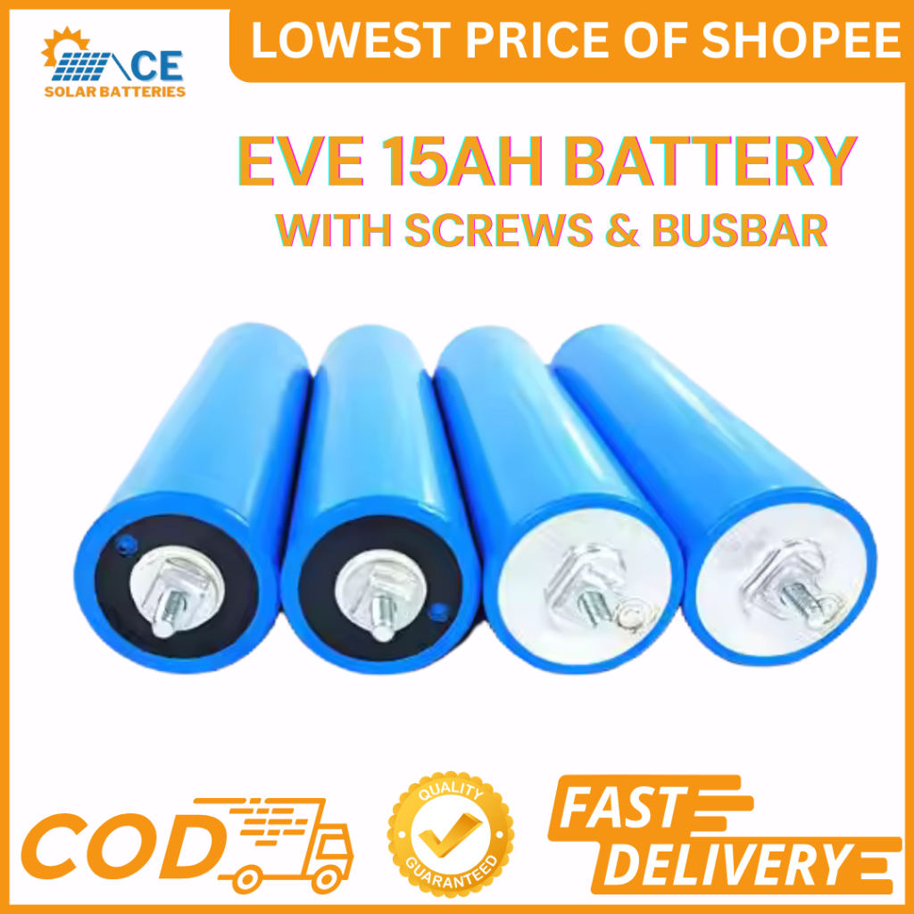 (4PCS or 1PC) BRANDNEW EVE 15AH Lifepo4 Cylindrical Battery (PM FOR ...
