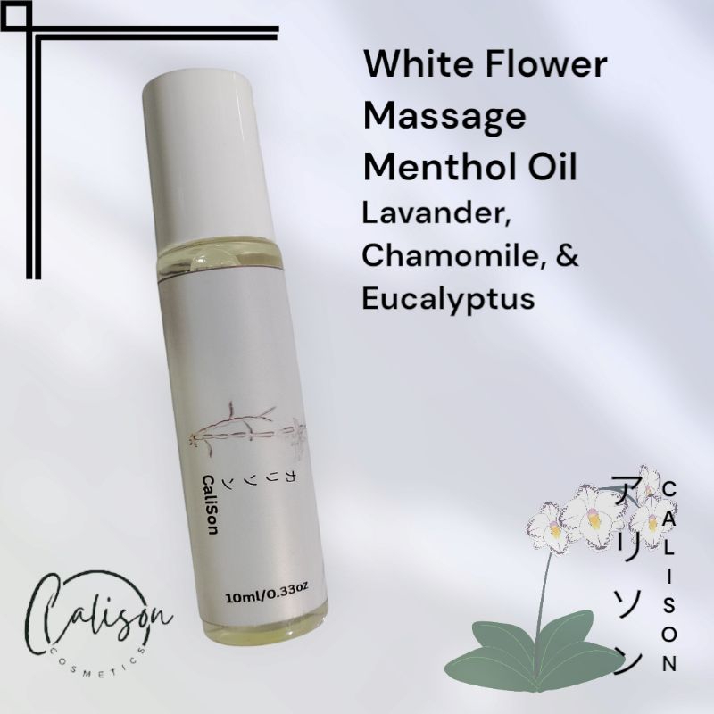 Massage Oil White Flower Menthol Oil Massage 10ml | Shopee Philippines