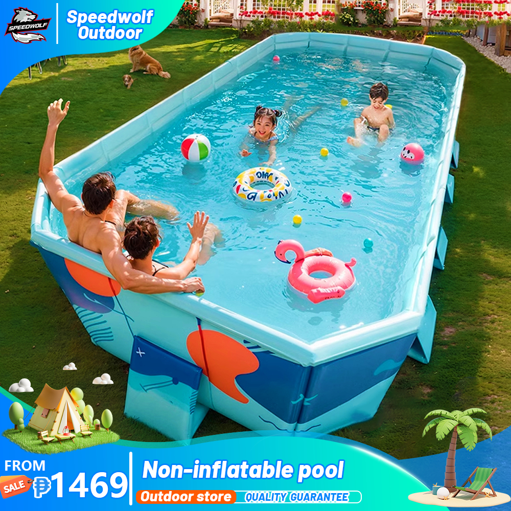 Non-inflatable Foldable swimming pool Children adult swimming pool ...