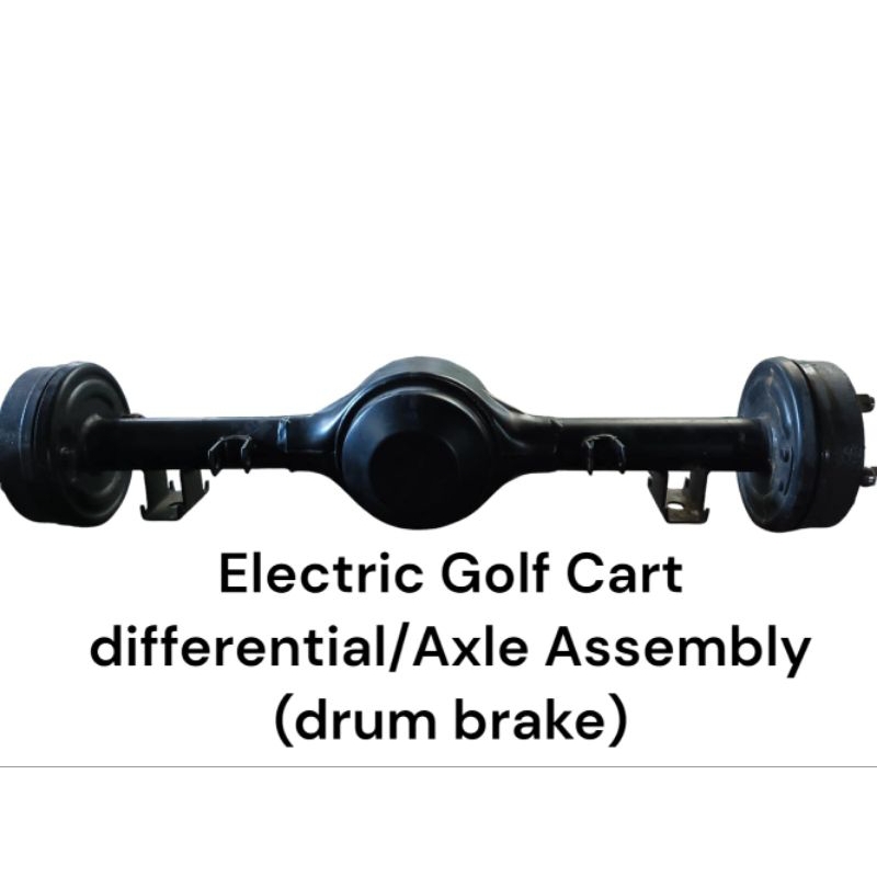 Electric Golf Cart differential / axle assembly (drum brake) | Shopee ...