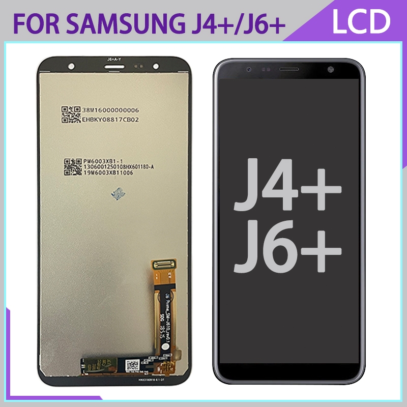 Screen For Samsung J4+ J6+ LCD Display J4 Plus J6 Plus Touch Digitizer ...