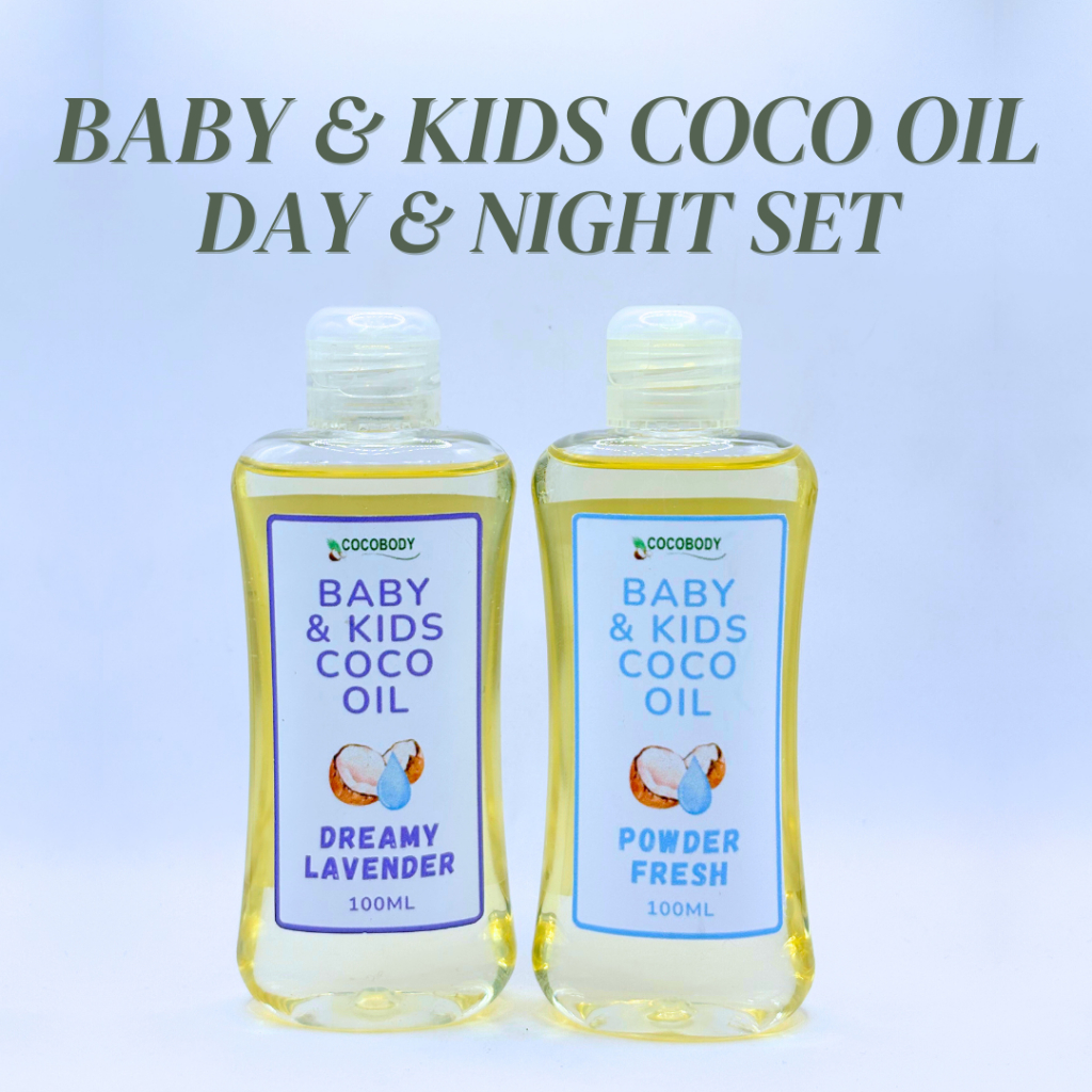 Cocobody, Day & Night Baby & Kids Coco Oil Set | Shopee Philippines