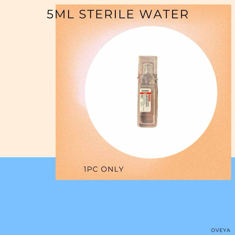 STERILE WATER 5ML-ONE PIECE ONLY | Shopee Philippines
