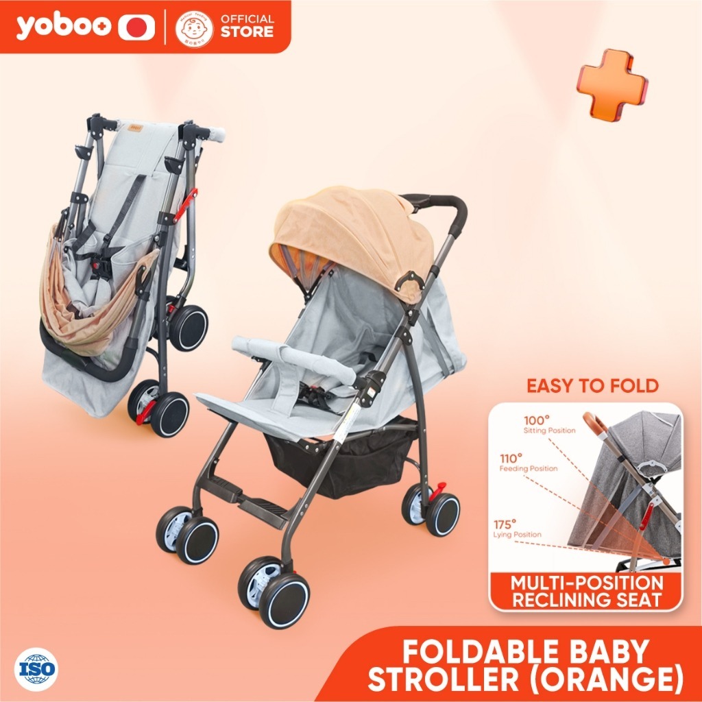 Yoboo Foldable Baby Stroller I Adjustable I Recommended for 1 to 3 ...