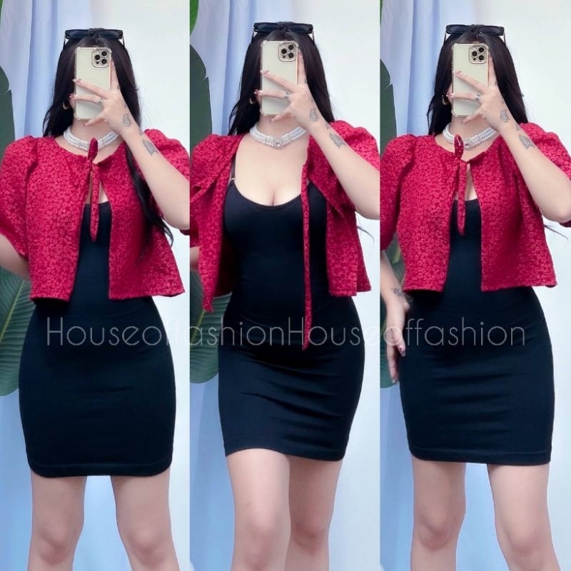 MIA BOLERO FILIPINIANA SLEEVES *RANDOM PRINT* BY:HOUSEOFFASHIONS | Shopee Philippines