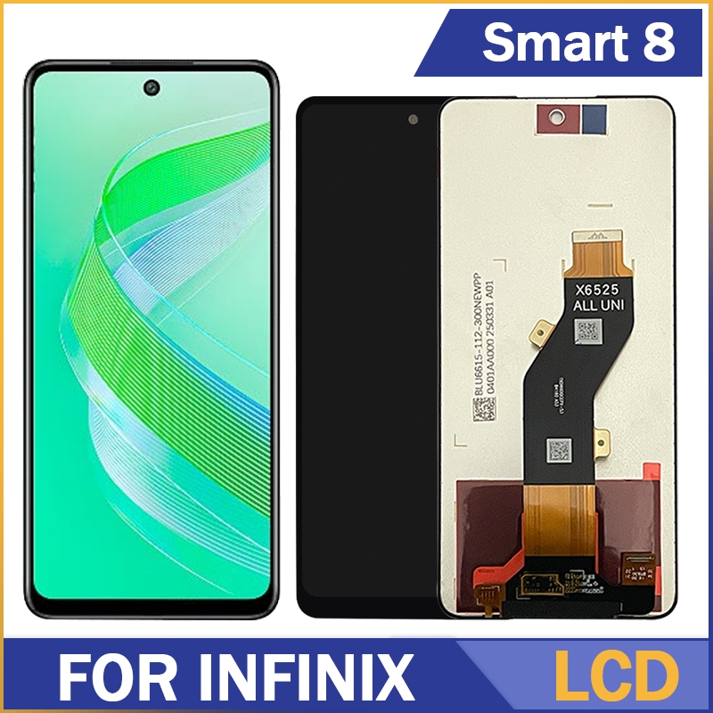 For Infinix Smart 8 LCD Display X6525 X6525D Touch Screen Digitizer ...