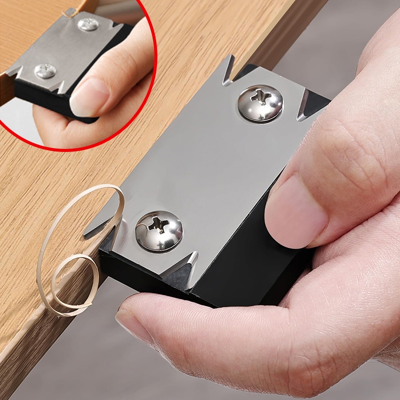 Edge Banding Trimmer Wood Chamfering Fillet Scraper Deburring Tool ...