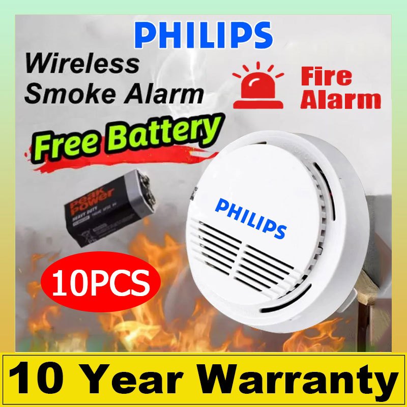 PHILIPS Fire Smoke Photoelectric Sensitive Sensor Detector Smoke ...
