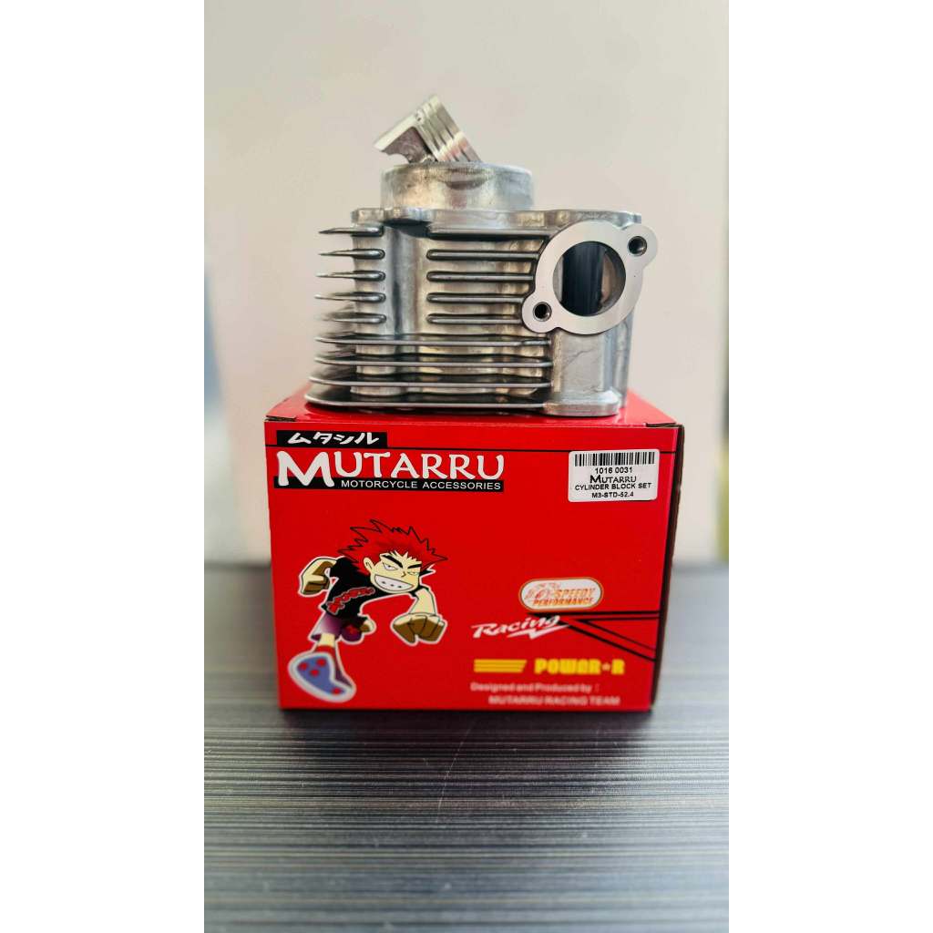 MUTARRU CYLINDER BLOCK SET ASSY M3 / MIOi125 52.4MM STD | Shopee ...