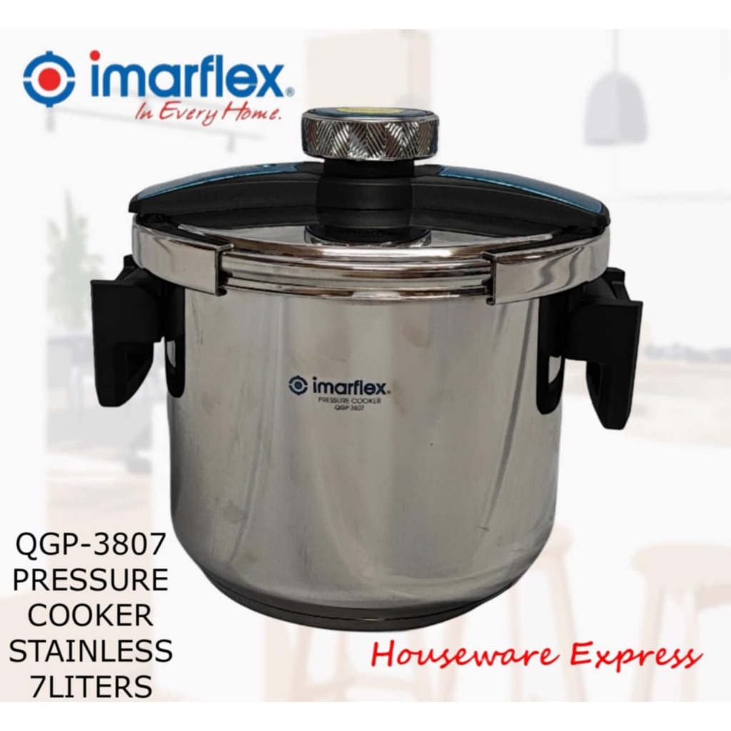 Imarflex QGP-3807 7L Stainless Steel Pressure Cooker QGP-3807 ...