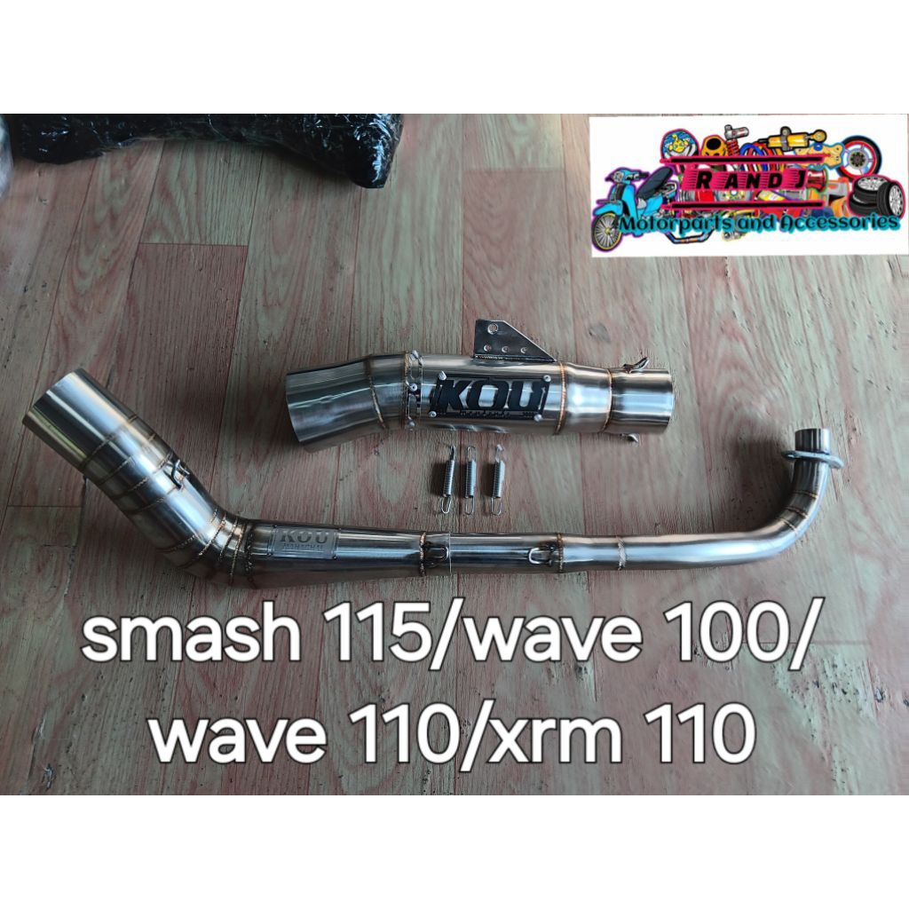 Smash/wave 63mm super open Loudest pipe | Shopee Philippines