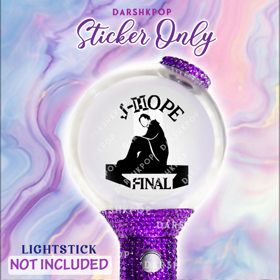 JHOPE ON THE STAGE Waterproof Decals Sticker Only For Army Bomb ...