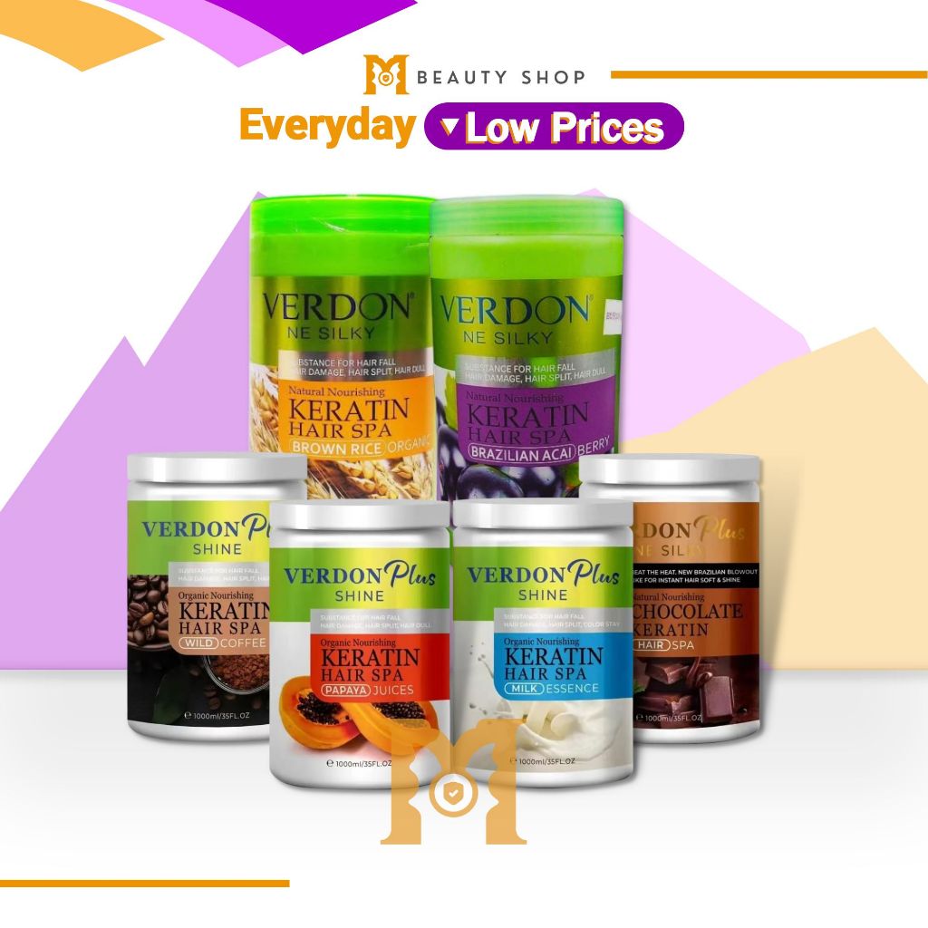 Authentic Verdon Keratin Hair Treatment SPA | 5005 | 1000ml | Shopee ...