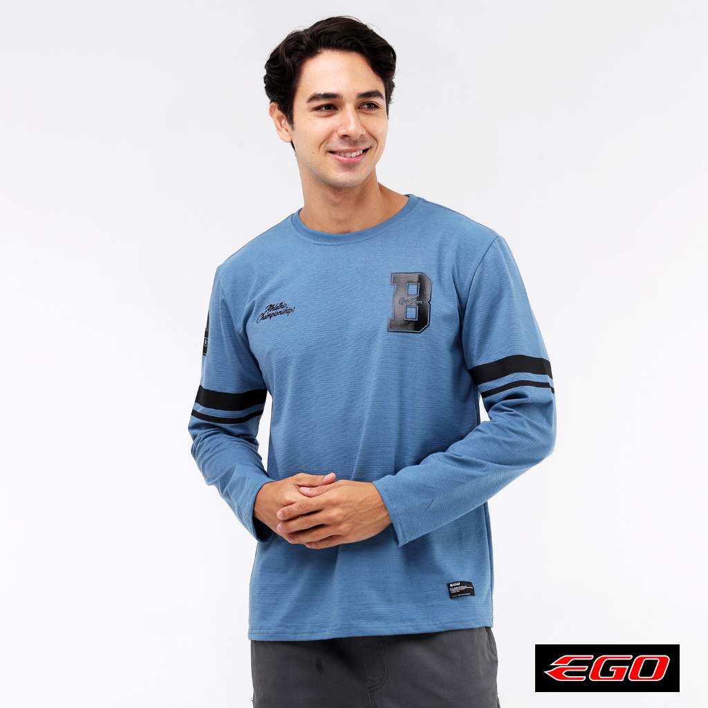 Ego Round Neck Crazyline Long Sleeves EMT05-0368 | Shopee Philippines