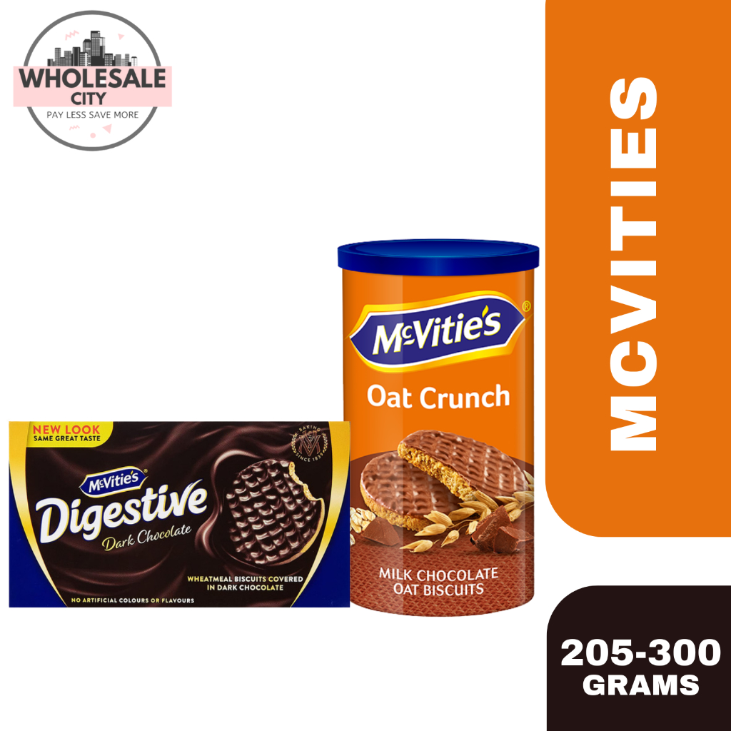 McVities Digestives Dark Chocolate & Oat Crunch | Shopee Philippines