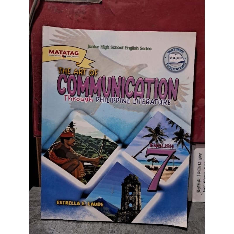 The Art of Communication Through Philippine Literature Grade 7 by Laude ...
