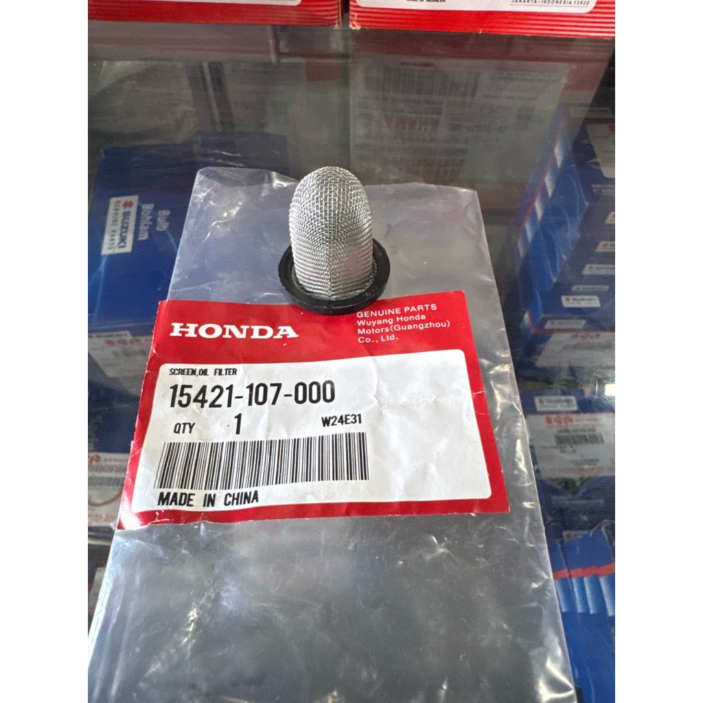 15421-107-000 GENUINE SCREEN, OIL FILTER BEAT FI CLICK125/150 ADV150 ...