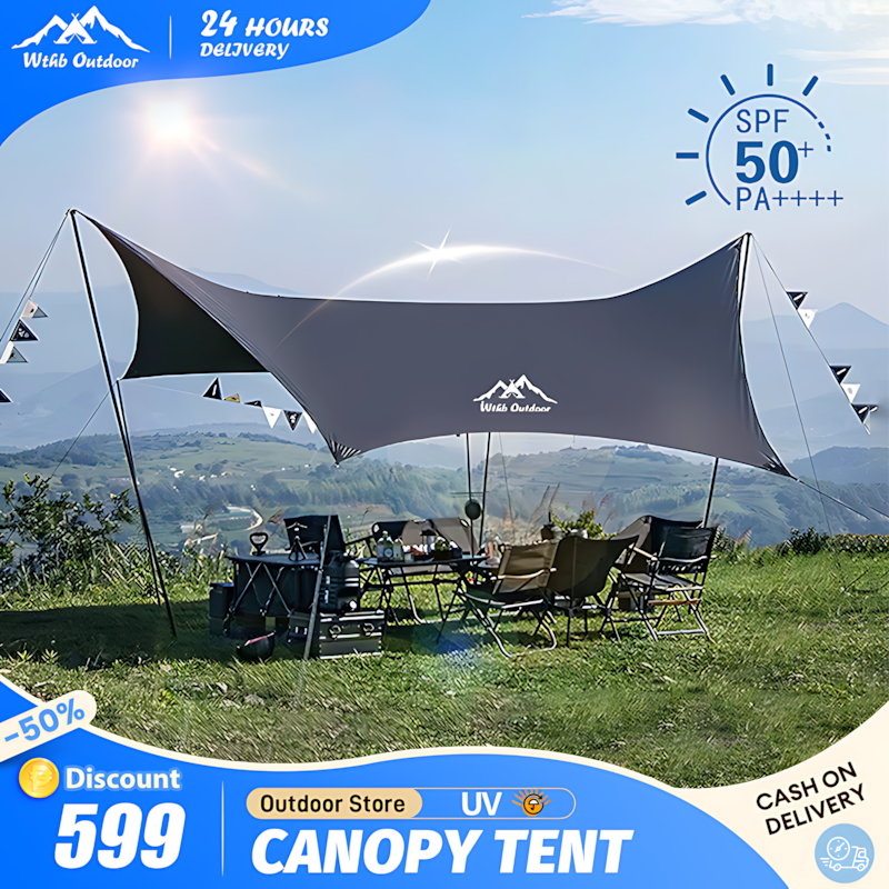 Wthb Outdoor Ultralight Weight Flysheet Awning tent camping tent canopy ...