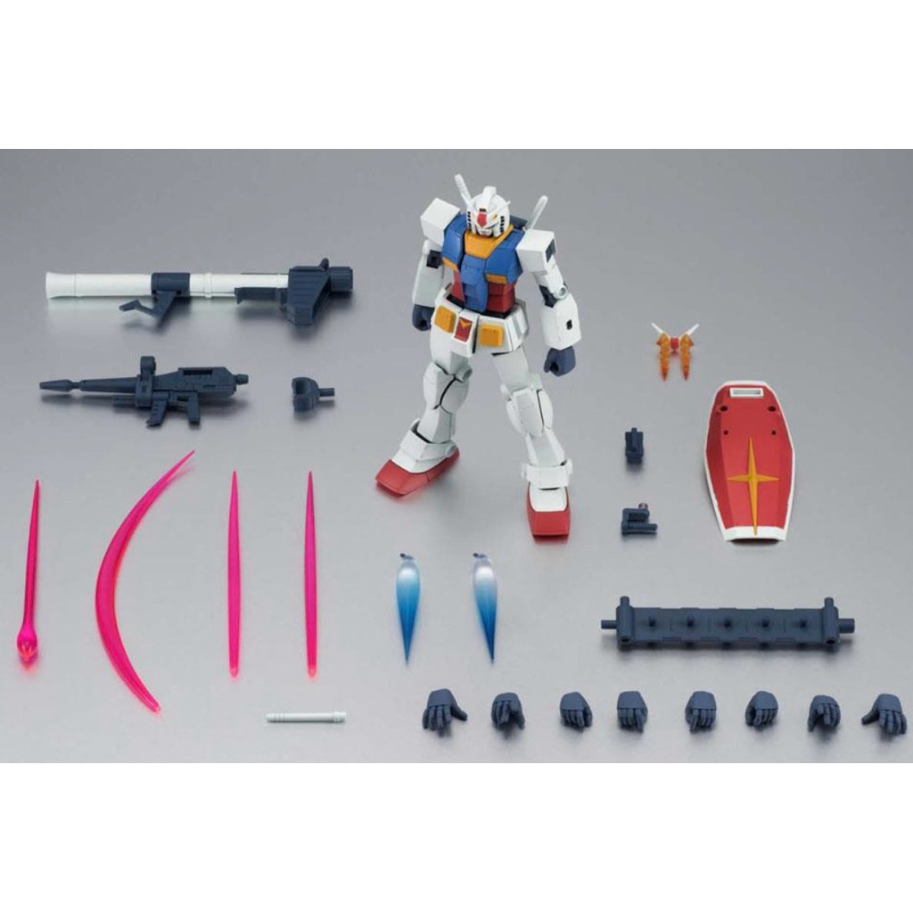 Robot Spirits: RX-78-2 GUNDAM A.N.I.M.E. Poseable Action Figure by Bandai x Mobile Suit Gundam ...