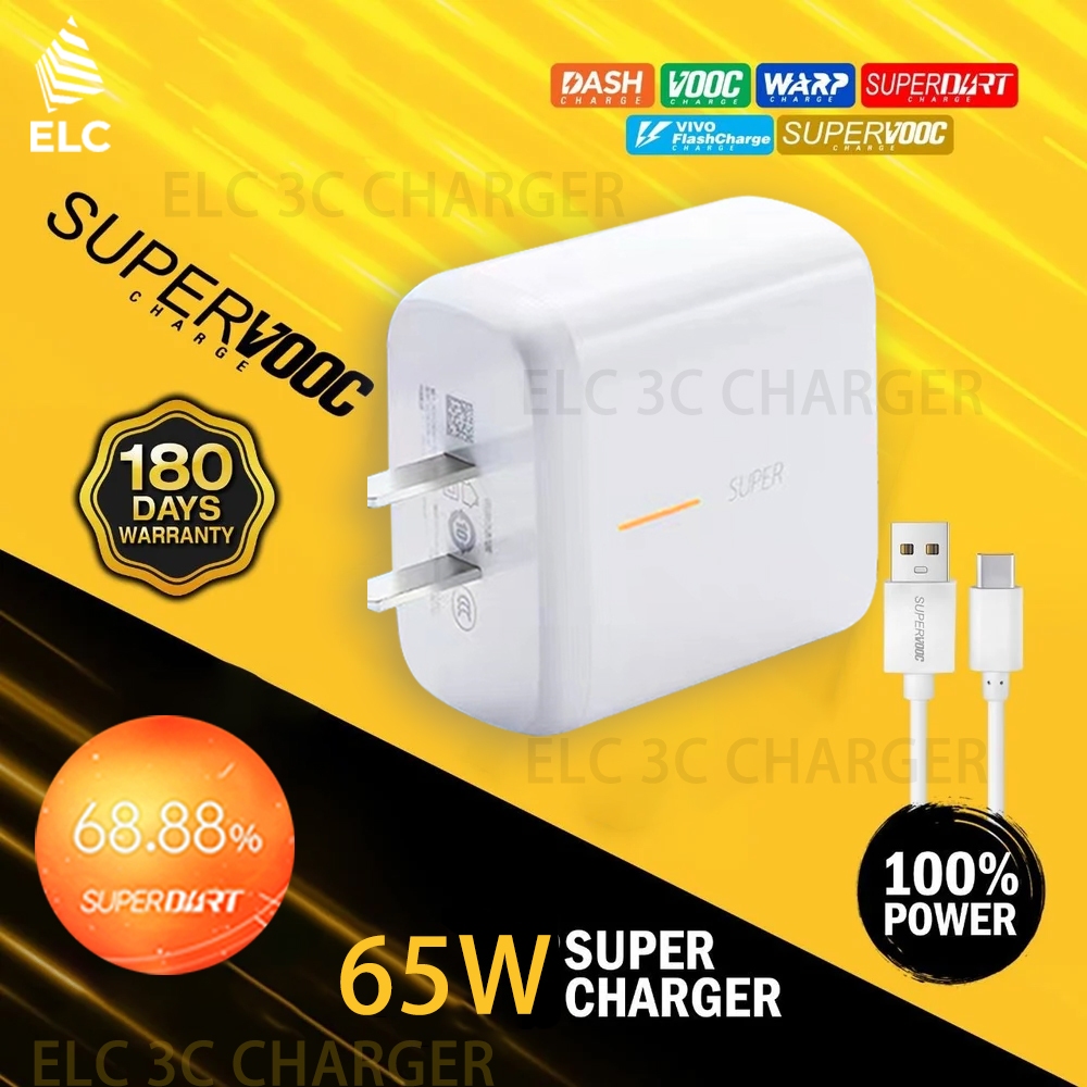 Realme 8pro Charger 65W Super Flash Charger for realme 8/8i/8 5G/8S 5G ...