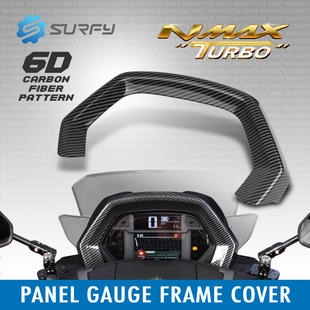 YAMAHA Nmax v3 Turbo Panel Gauge Cover Protector Garnish Carbon Fiber ...
