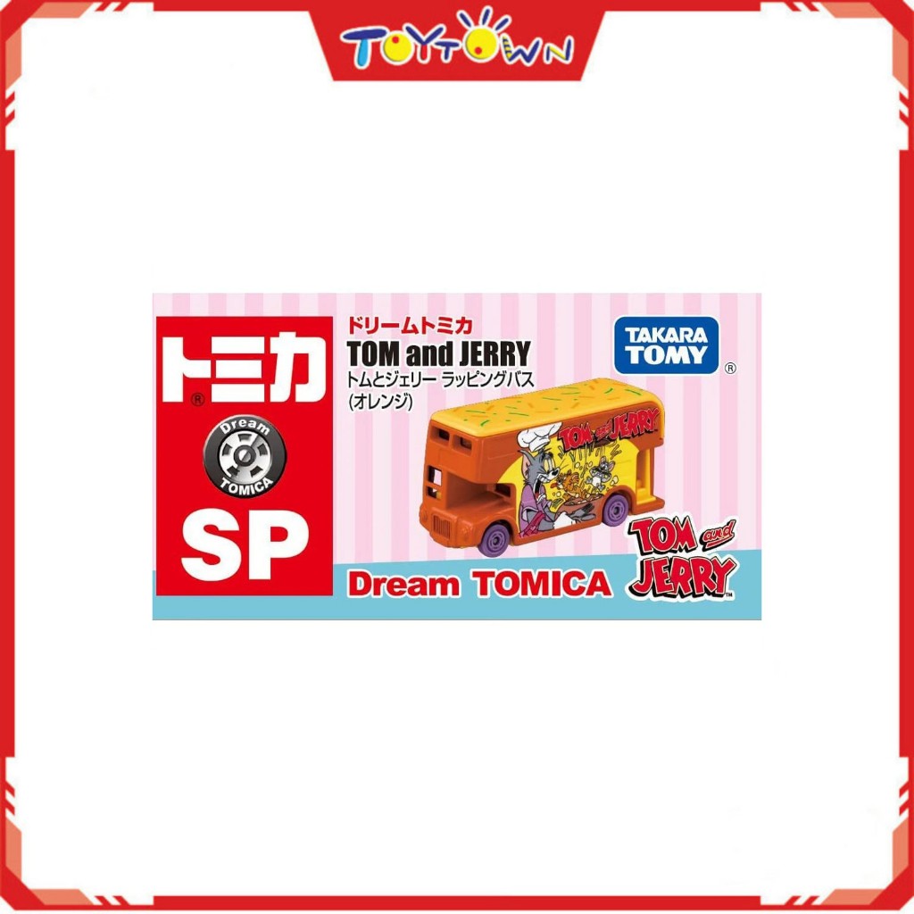 Dream Tomica SP Tom and Jerry Wrapping Bus (Orange) | Shopee Philippines