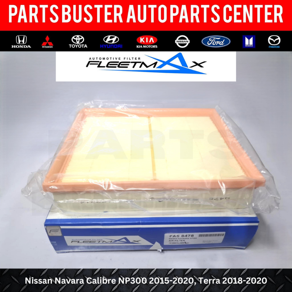 Air Filter for Nissan Navara Calibre NP300 2015-2020, Terra 2018-2020 ...