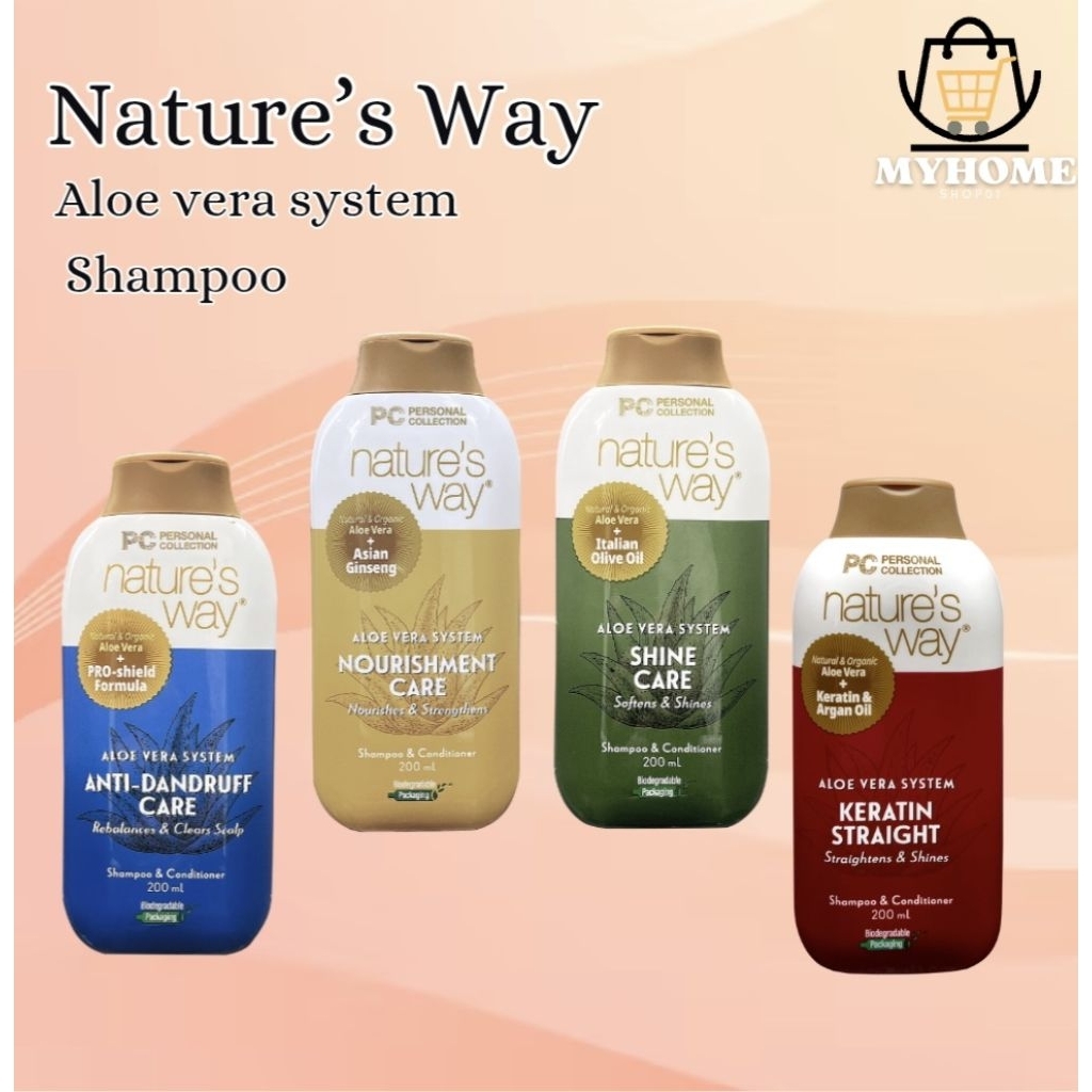 NATURE'S WAY SHAMPOO WITH ALOE VERA SYSTEM | Shopee Philippines