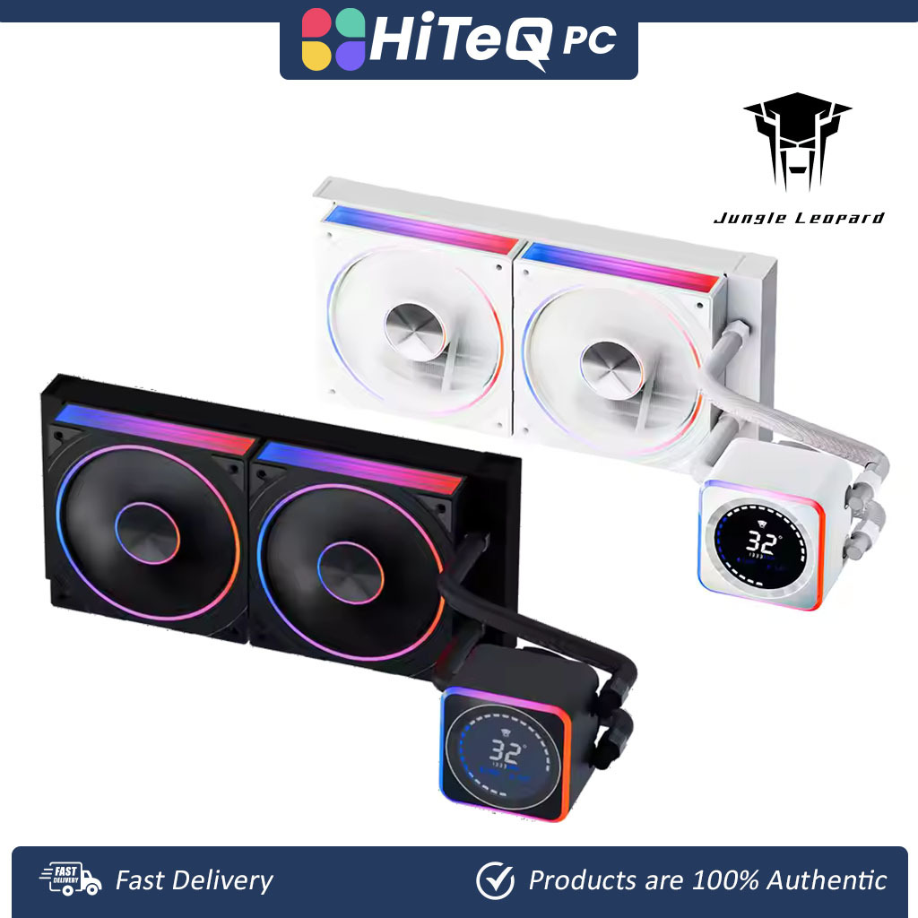 HiteqPC | Jungle Leopard Astrobeat 240 AIO CPU Liquid Cooler w/ Digital ...