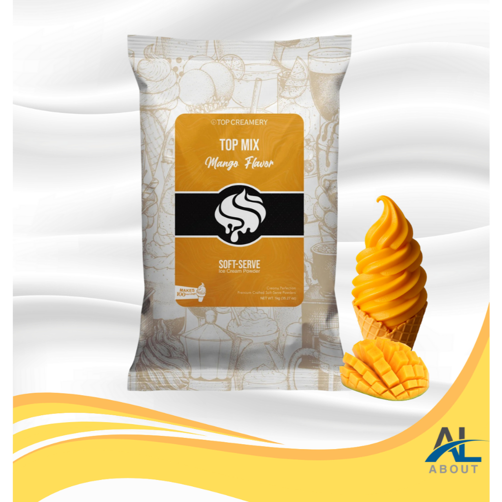 TOP Creamery Mango Soft Serve Ice Cream Powder 1kg | Shopee Philippines